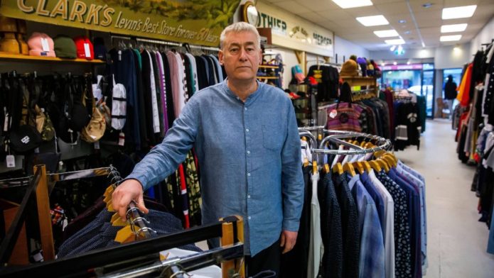 Maurice Campbell, owner of Clarks Clothing and Taper cafe - Property ...
