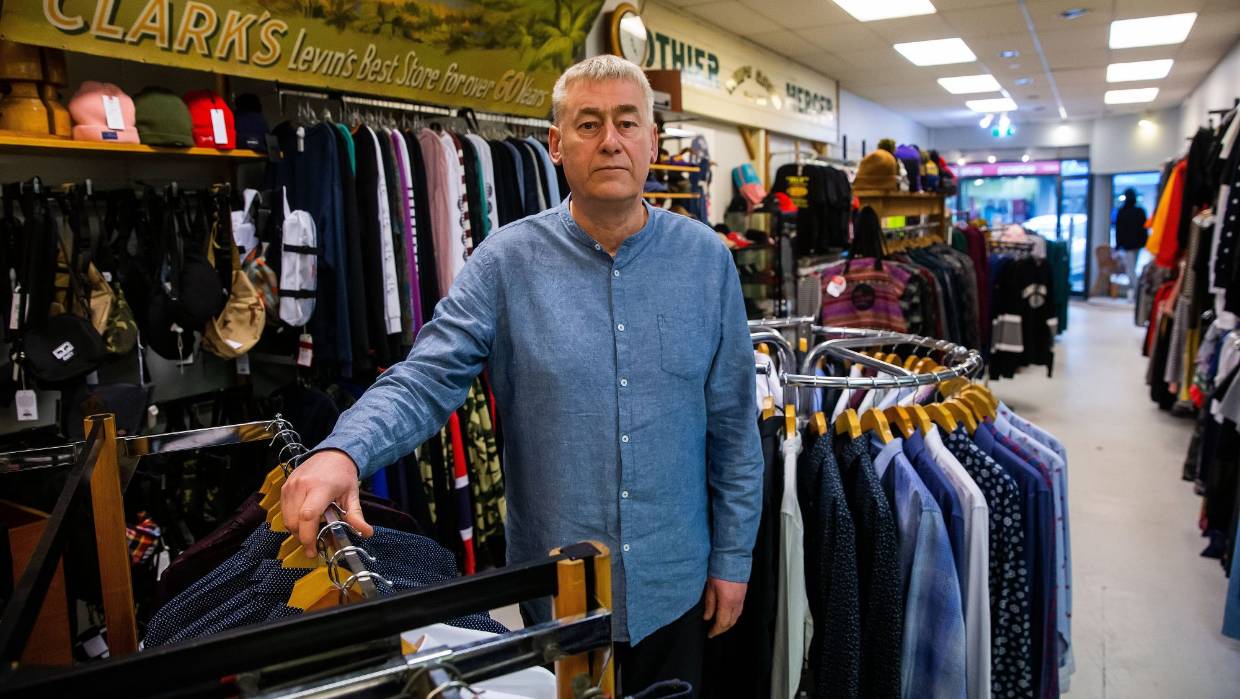 Maurice Campbell, owner of Clarks Clothing and Taper cafe - Property ...