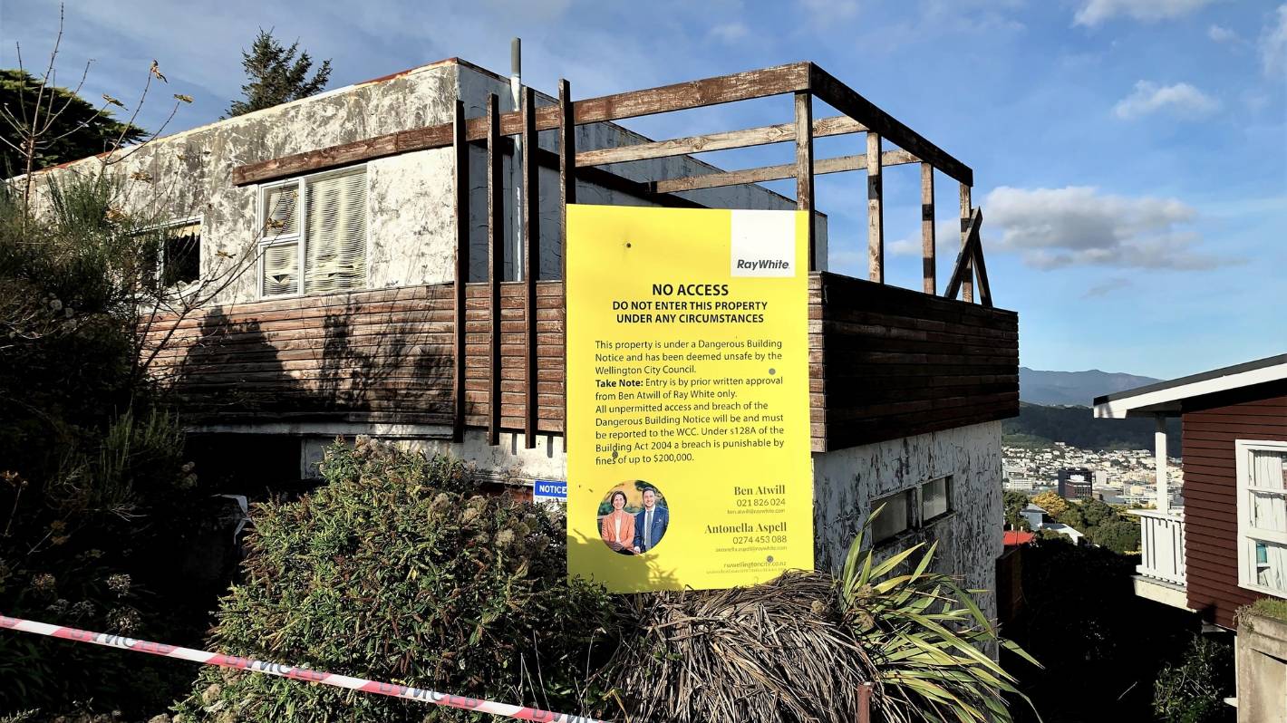 Derelict Wellington home could sell for more than $1 million - Property ...